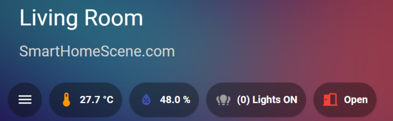 Mushroom Cards: Room Layout & More Examples - SmartHomeScene