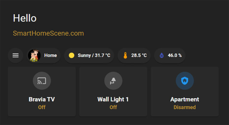 Honeycomb Module: Hex PopUp Buttons Menu for HA - SmartHomeScene