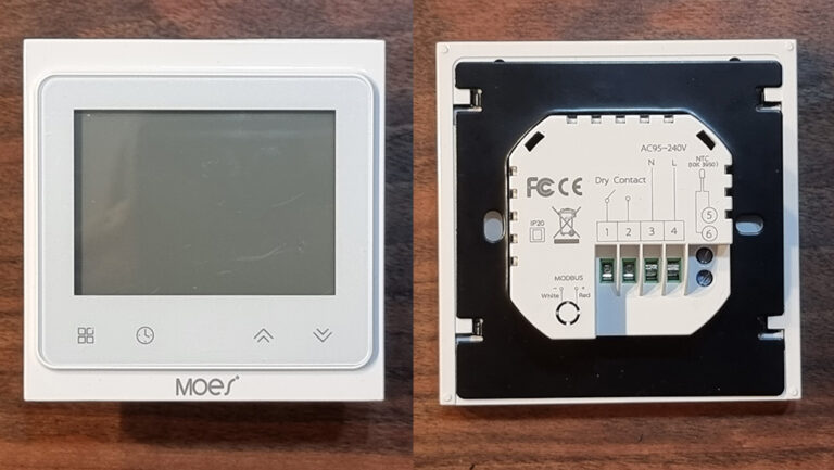 Moes ZigBee Smart Thermostat BHT-002 Review - SmartHomeScene