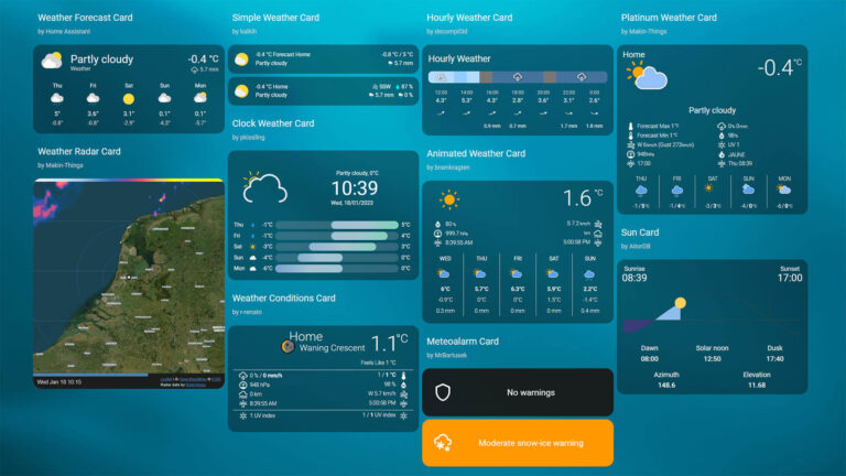 Top 10 Home Assistant Weather Cards - SmartHomeScene