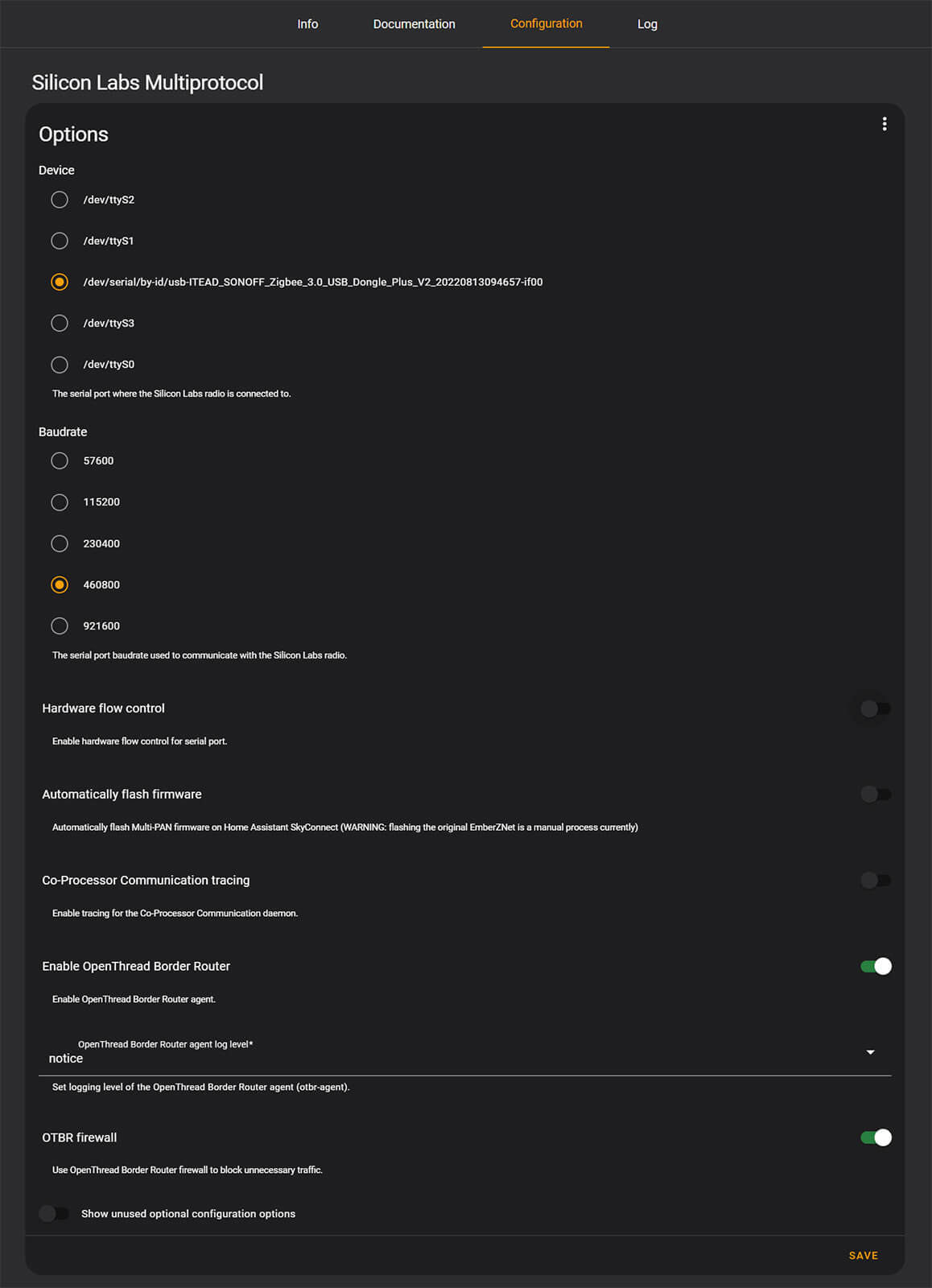 Enabling Thread and Matter on Sonoff ZBDongle-E - SmartHomeScene
