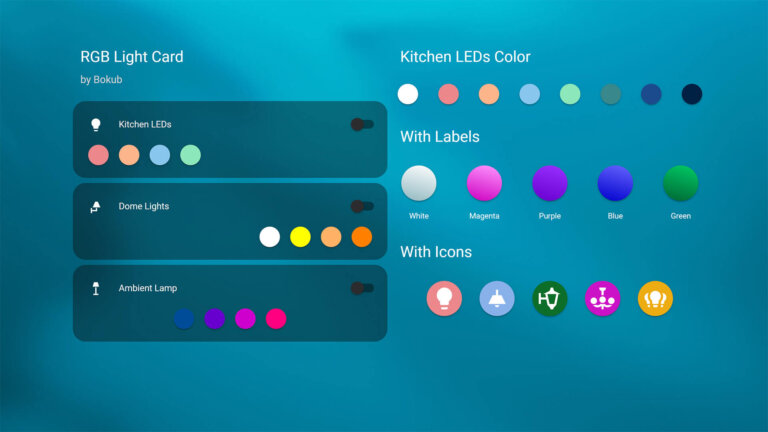 Home Assistant Light Cards Collection - SmartHomeScene