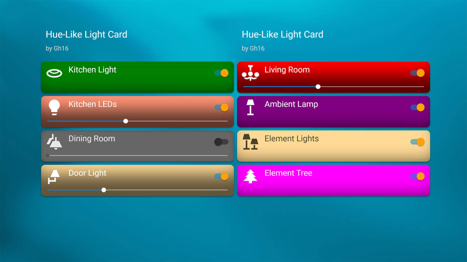 Home Assistant Light Cards Collection - SmartHomeScene