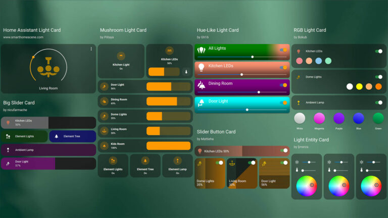 Home Assistant Light Cards Collection - SmartHomeScene
