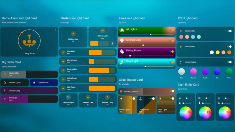 Home Assistant Light Cards Collection | SmartHomeScene