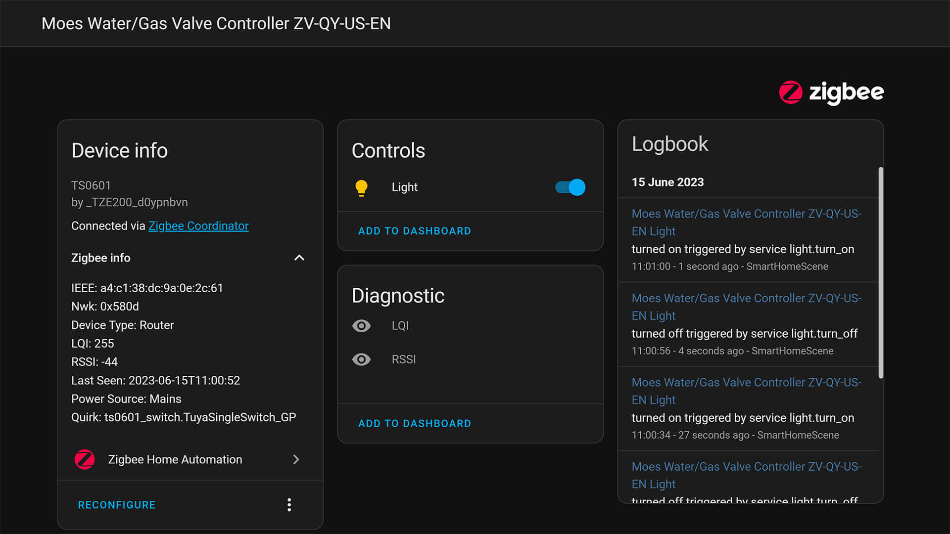 Moes Water Valve Controller ZV-QY-US-EN Review - SmartHomeScene