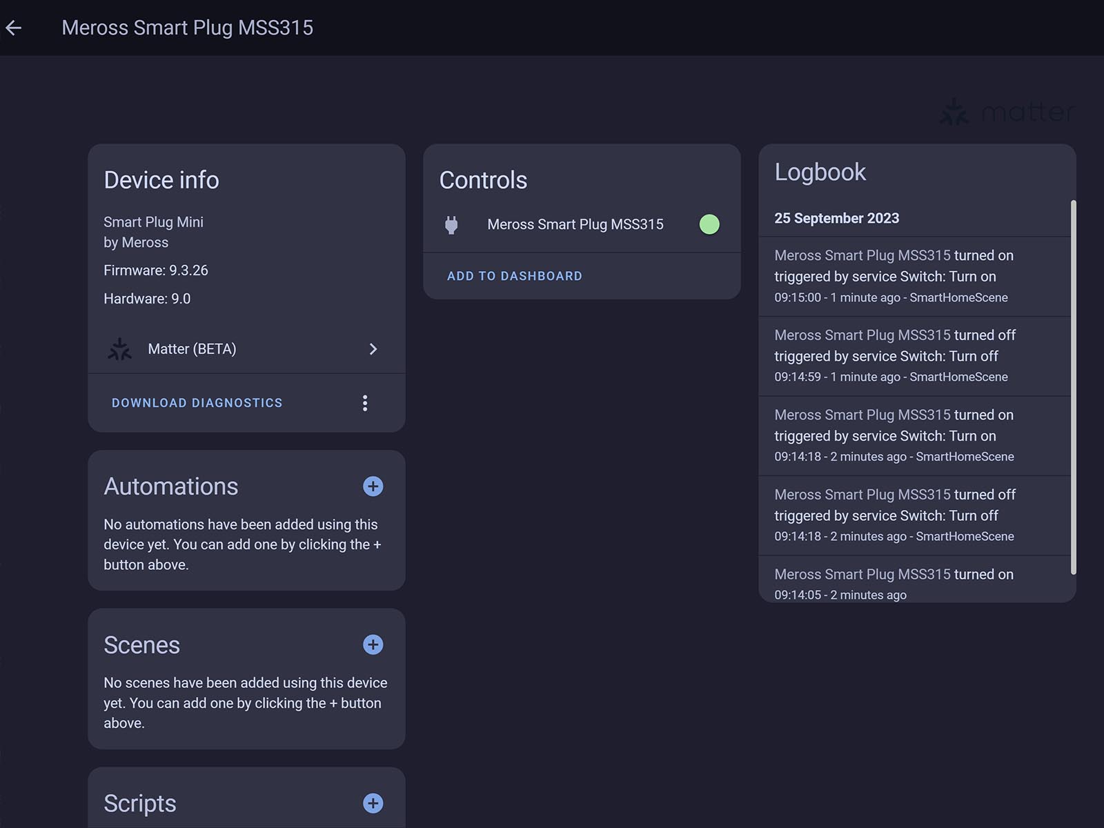 Meross Matter Smart Plug MSS315 Review - SmartHomeScene