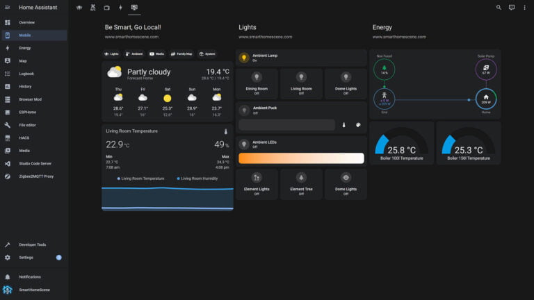 Best Home Assistant Dashboard Themes in 2024 - SmartHomeScene