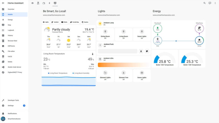 Best Home Assistant Dashboard Themes in 2024 - SmartHomeScene