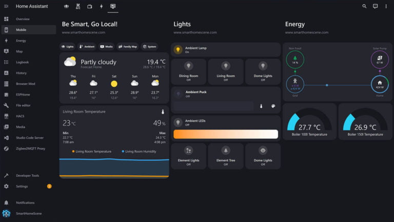 Best Home Assistant Dashboard Themes in 2023 - SmartHomeScene