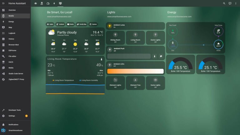 Best Home Assistant Dashboard Themes in 2023 - SmartHomeScene