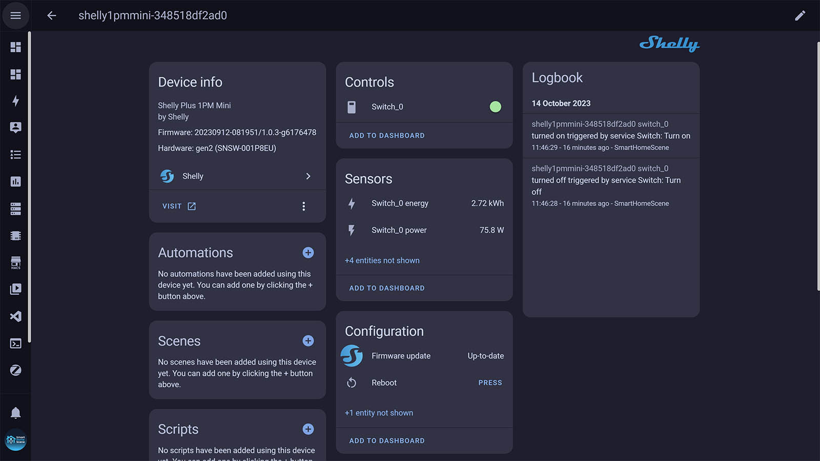 Shelly Plus 1PM Mini Review: Size Does Matter - SmartHomeScene