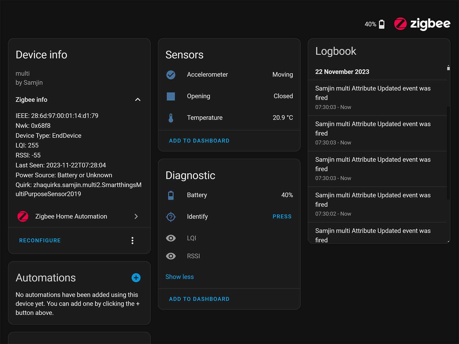 Aeotec Multipurpose Sensor IM6001-MPP Review - SmartHomeScene