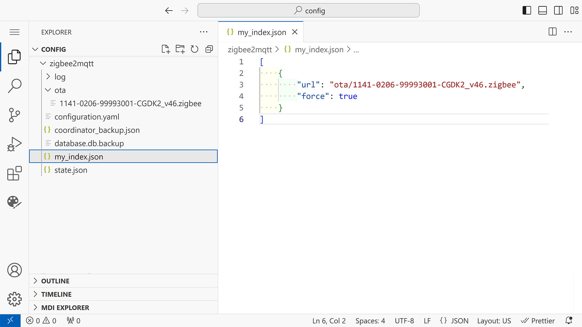 How To Setup Zigbee2MQTT Local OTA Index - SmartHomeScene