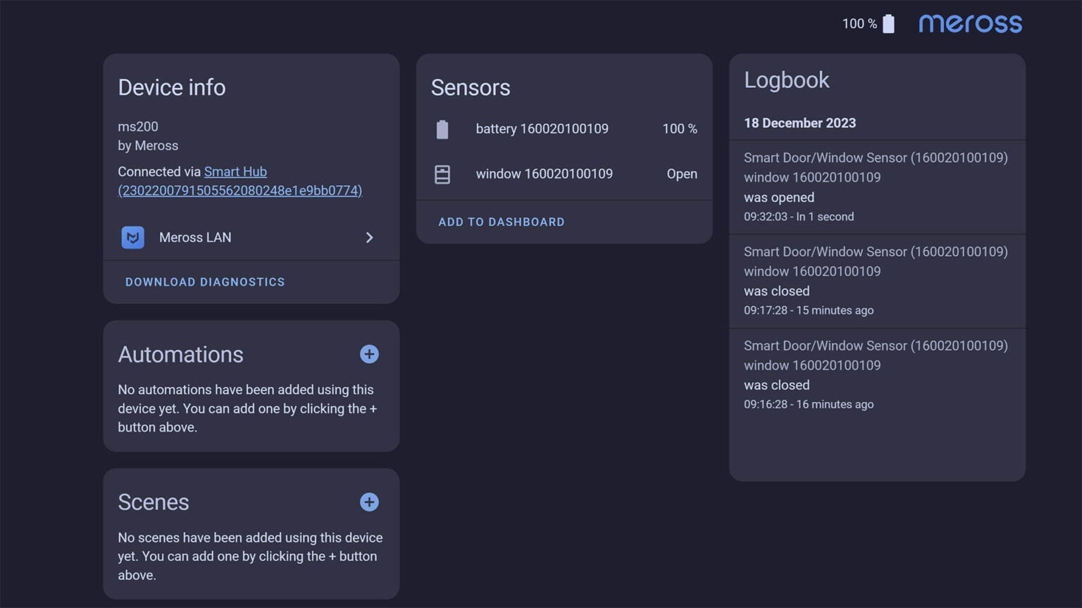 Meross Door and Window Sensor MS200H Review - SmartHomeScene