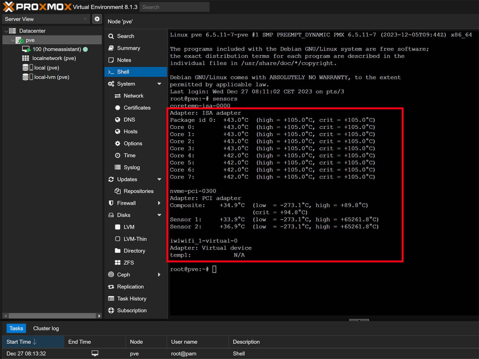 Proxmox Temperature Monitoring in Home Assistant - SmartHomeScene