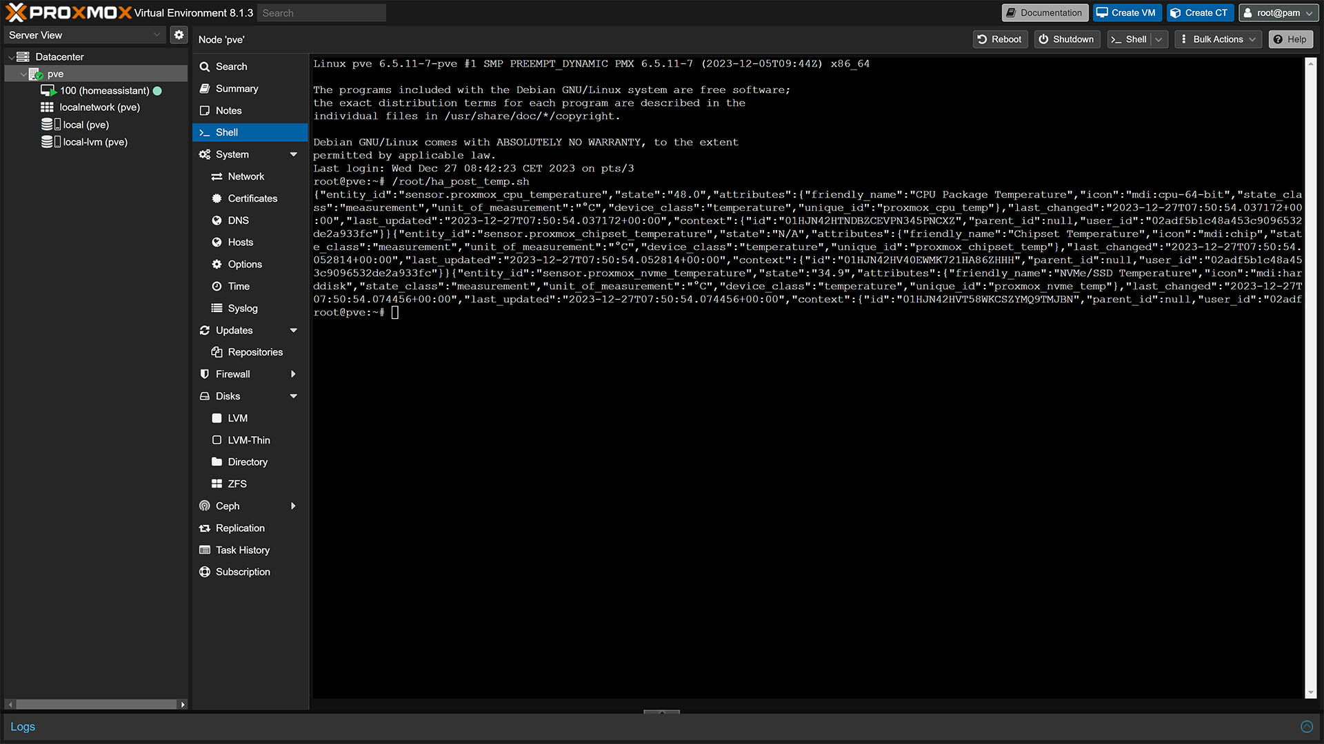 Proxmox Temperature Monitoring in Home Assistant - SmartHomeScene