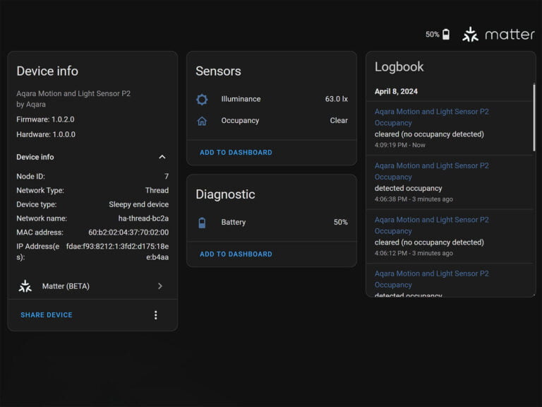Aqara P2 Thread Motion and Light Sensor Review - SmartHomeScene