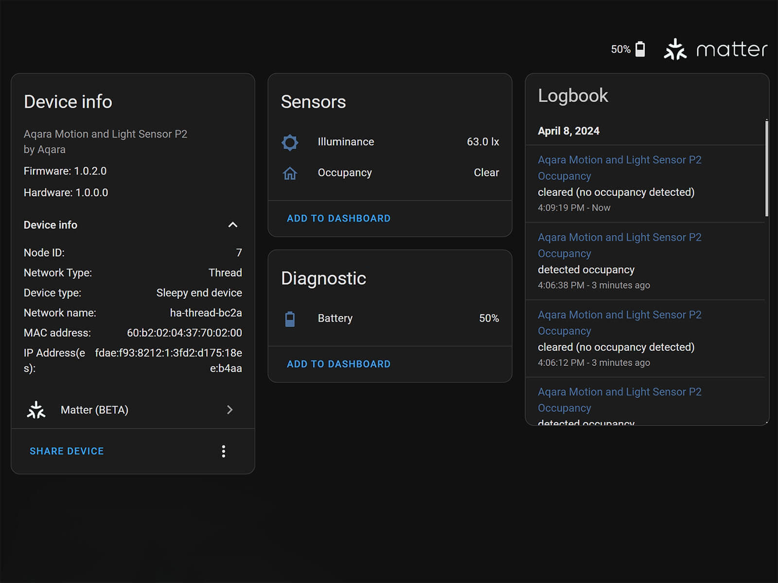 Aqara P2 Thread Motion and Light Sensor Review - SmartHomeScene