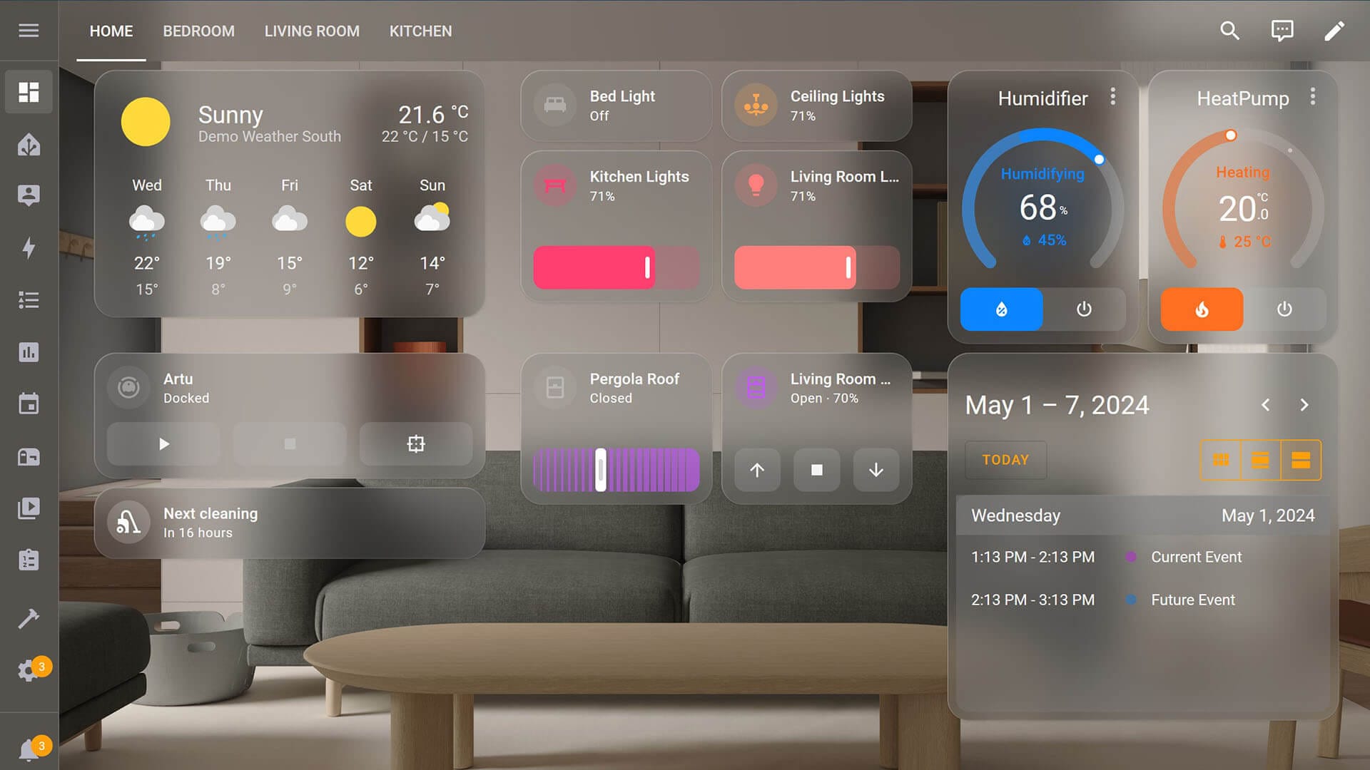 Best Home Assistant Dashboard Themes in 2025 - SmartHomeScene