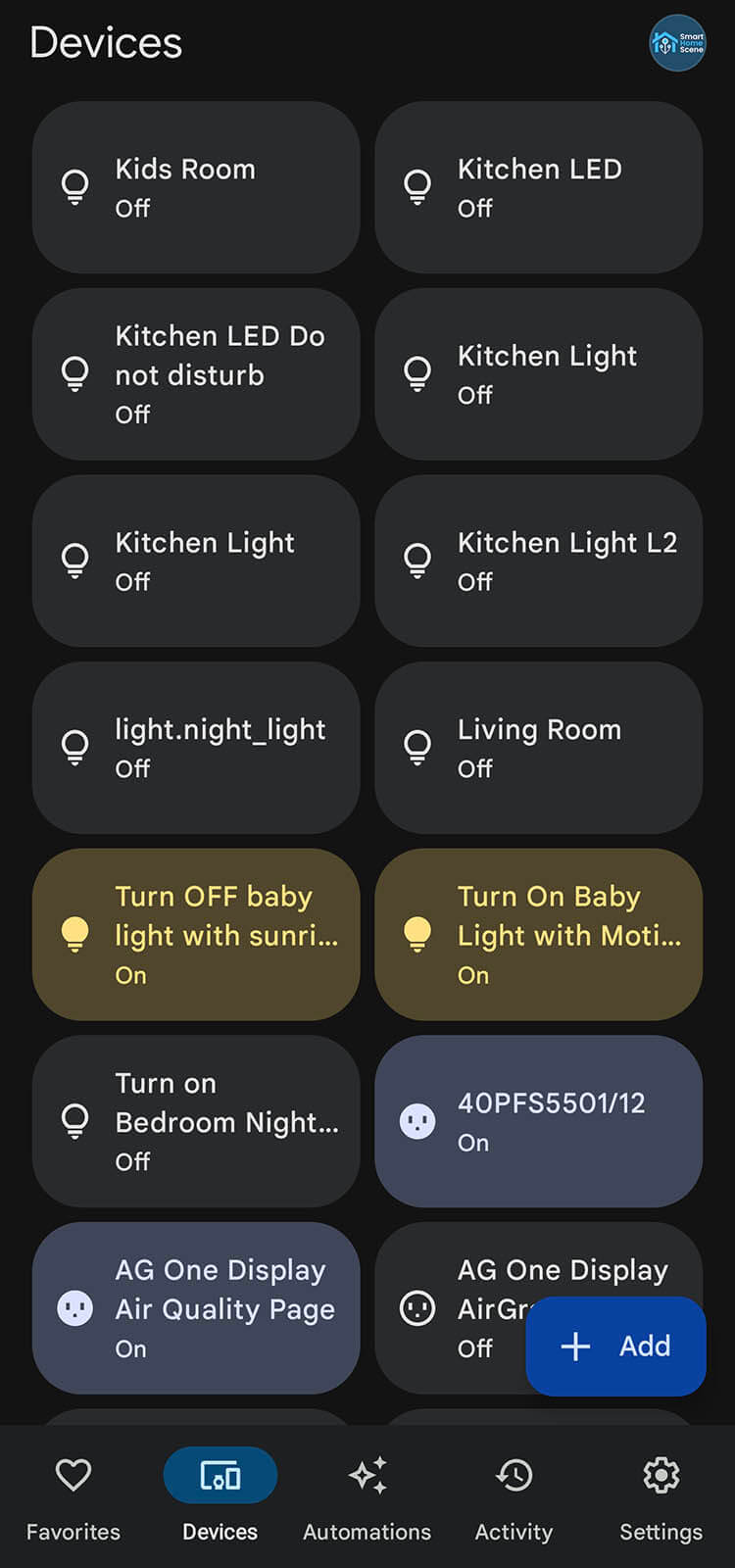 Expose Home Assistant Entities as Matter Devices - SmartHomeScene