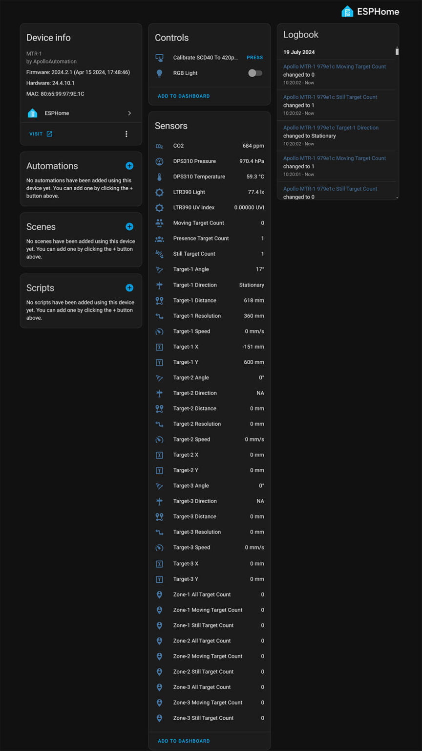 Apollo MTR-1: Multi-target Tracking Radar Review - SmartHomeScene