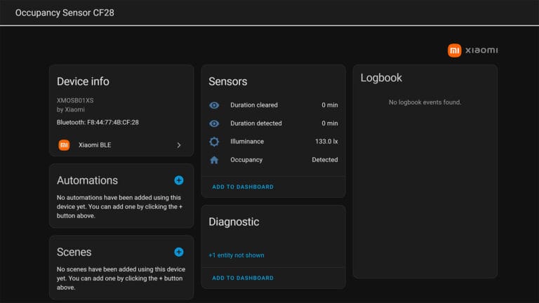 Xiaomi Battery BLE Occupancy Sensor Review - SmartHomeScene