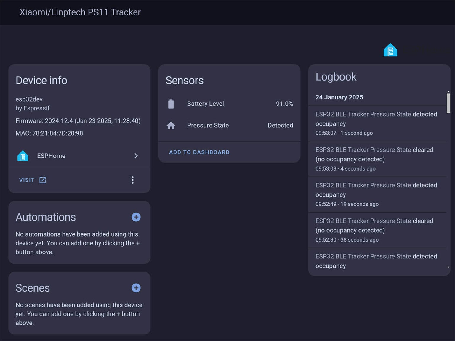 Xiaomi Linptech Pressure Sensor PS1BB Review - SmartHomeScene