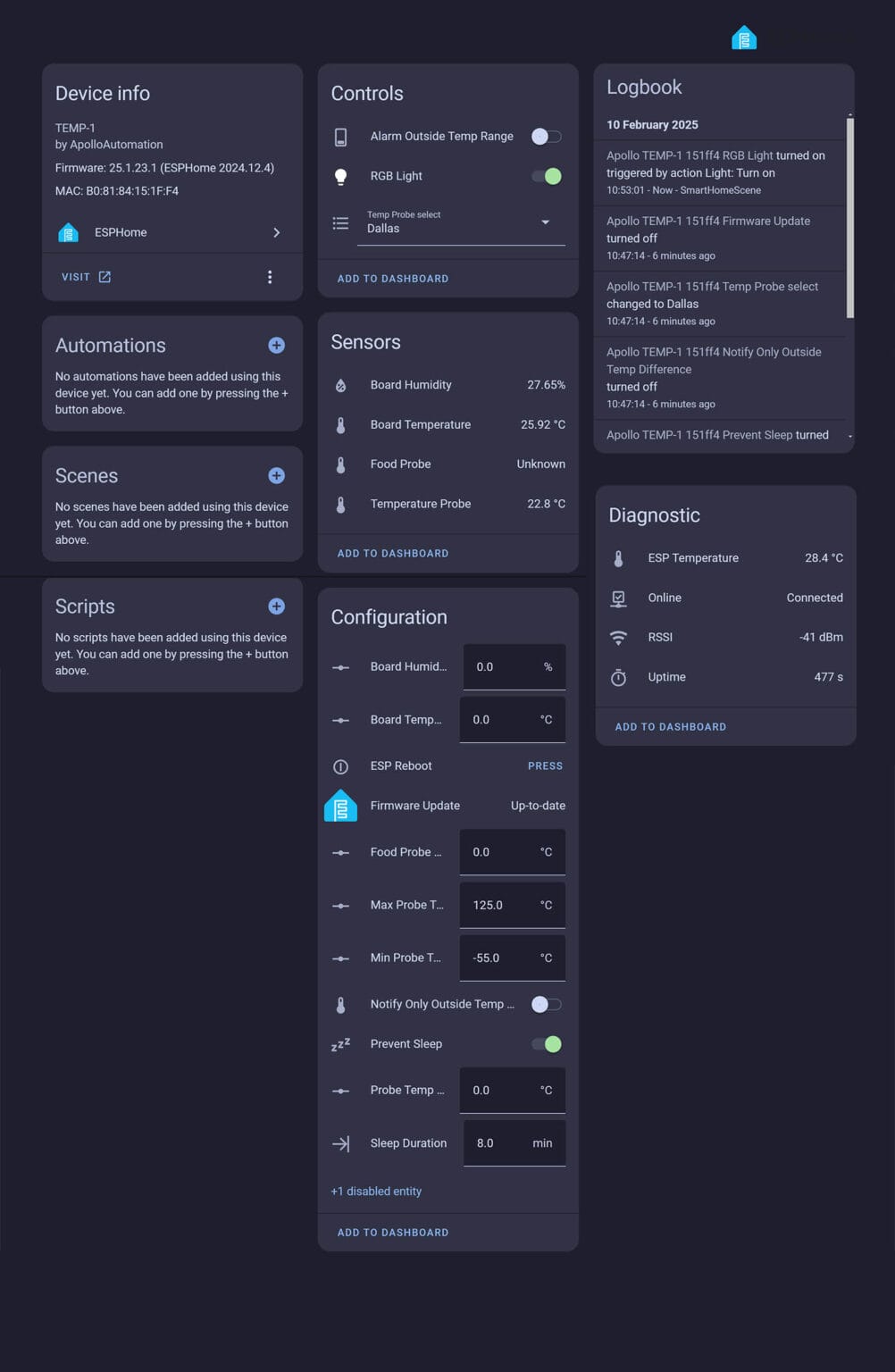 Apollo TEMP-1 Probe Temperature Sensor Review - SmartHomeScene