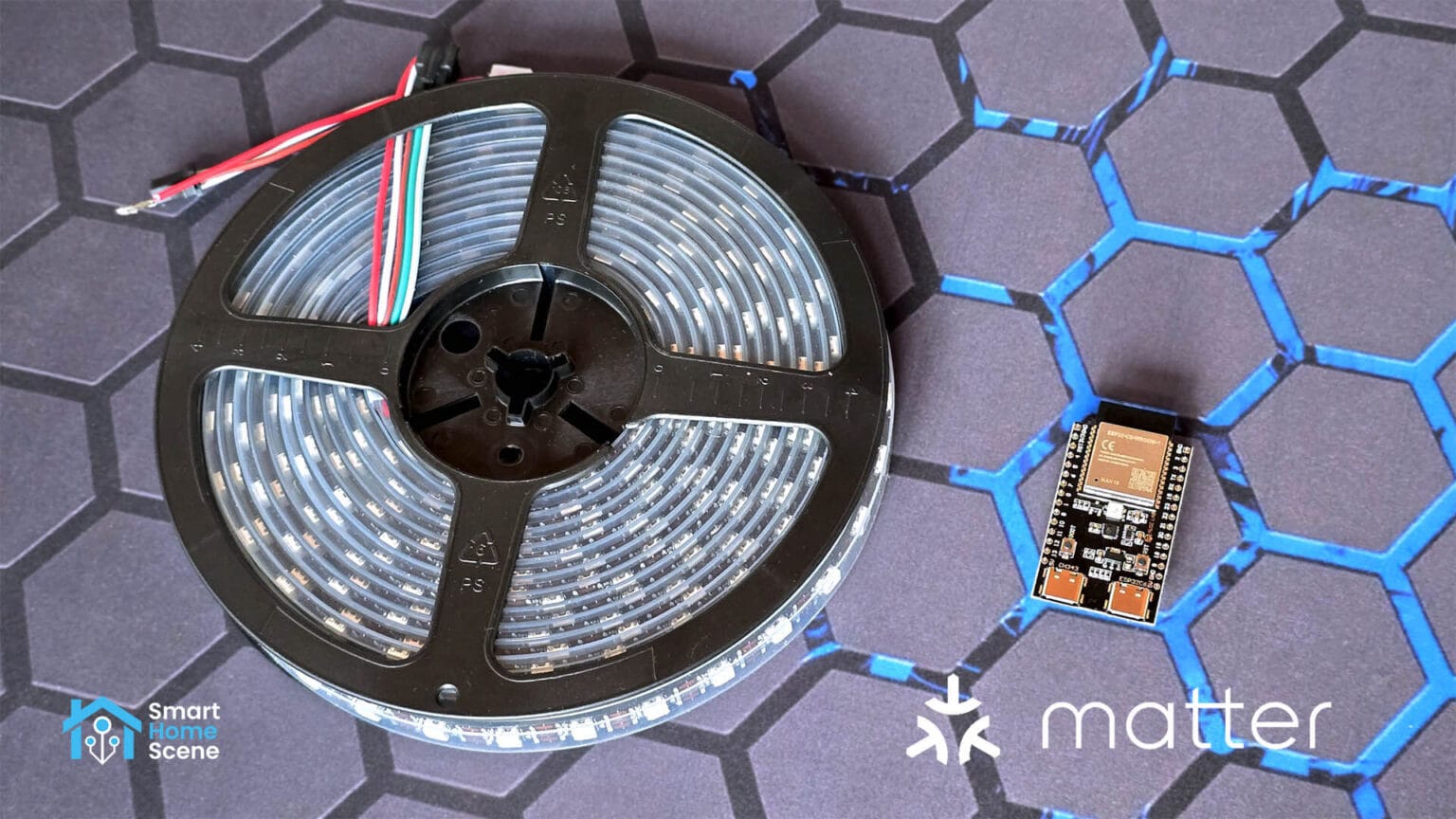 DIY Matter Wi-Fi LED Strip with ESP ZeroCode - SmartHomeScene
