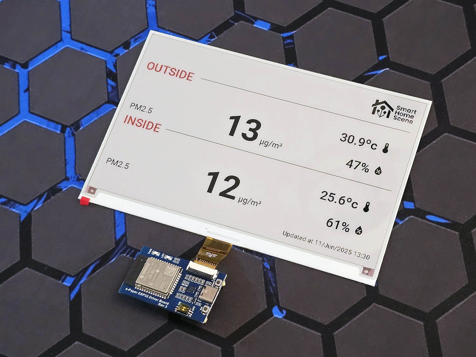E-Paper Dashboards with Waveshare and ESPHome - SmartHomeScene