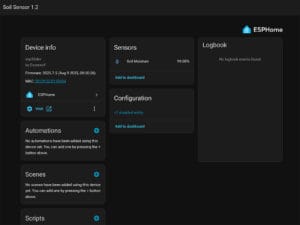DIY Capacitive Soil Moisture Sensor with ESPHome - SmartHomeScene